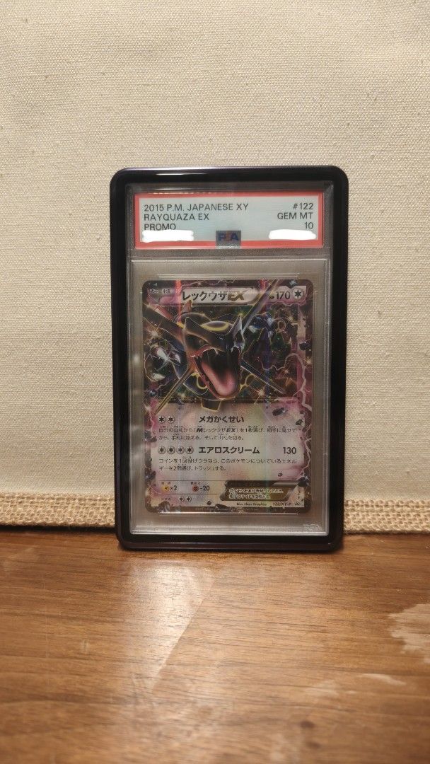 2015 PM Japanese XY Rayquaza EX Promo GEM MT 10, Hobbies & Toys, Toys ...