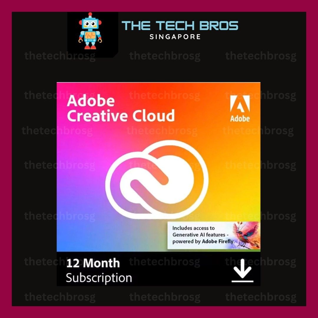 ⭐ Genuine Adobe Creative Cloud Full Suite License for Windows and MacOs (Bind to Own Email ...