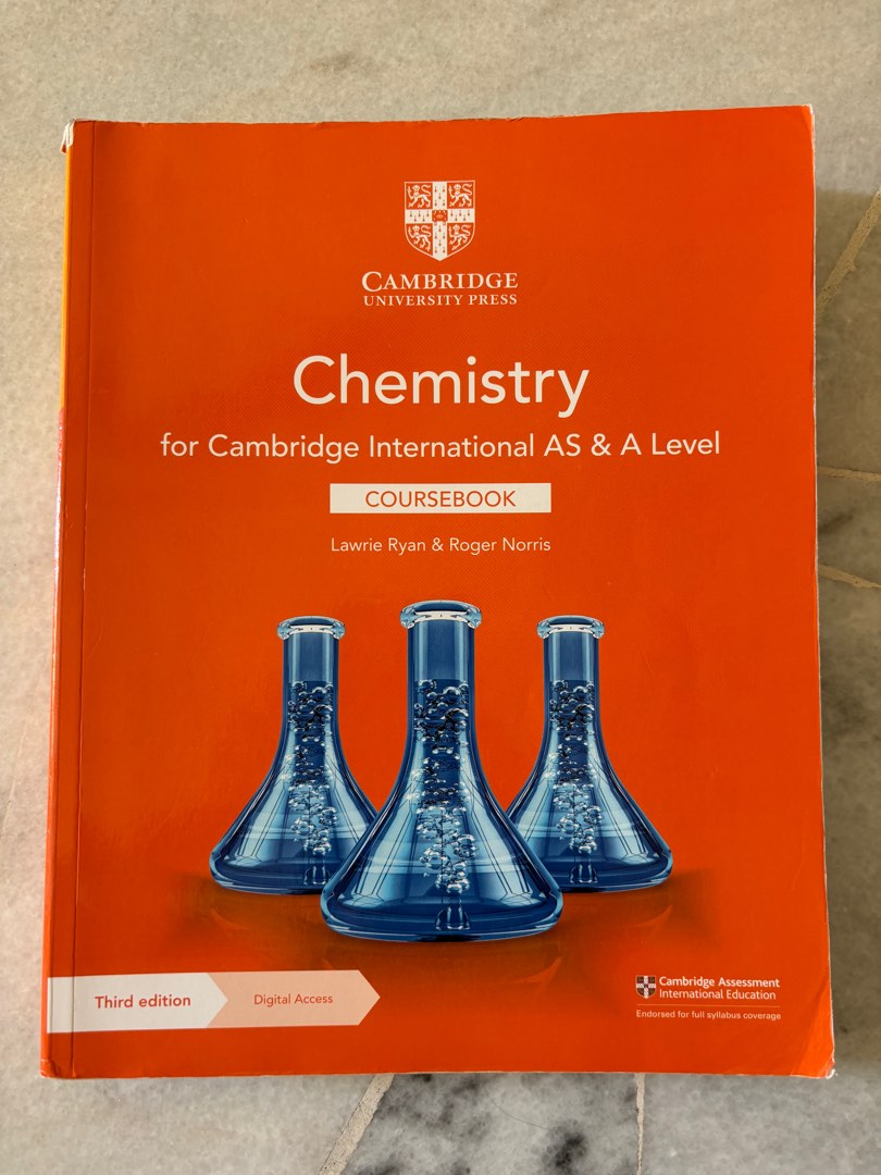 A-Levels Chemistry Coursebook, Hobbies & Toys, Books & Magazines ...