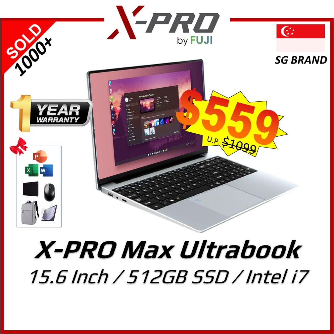 Brand New XPro Max 15.6" Intel i7 Laptop - 10th Gen - Up to 512GB SSD ...