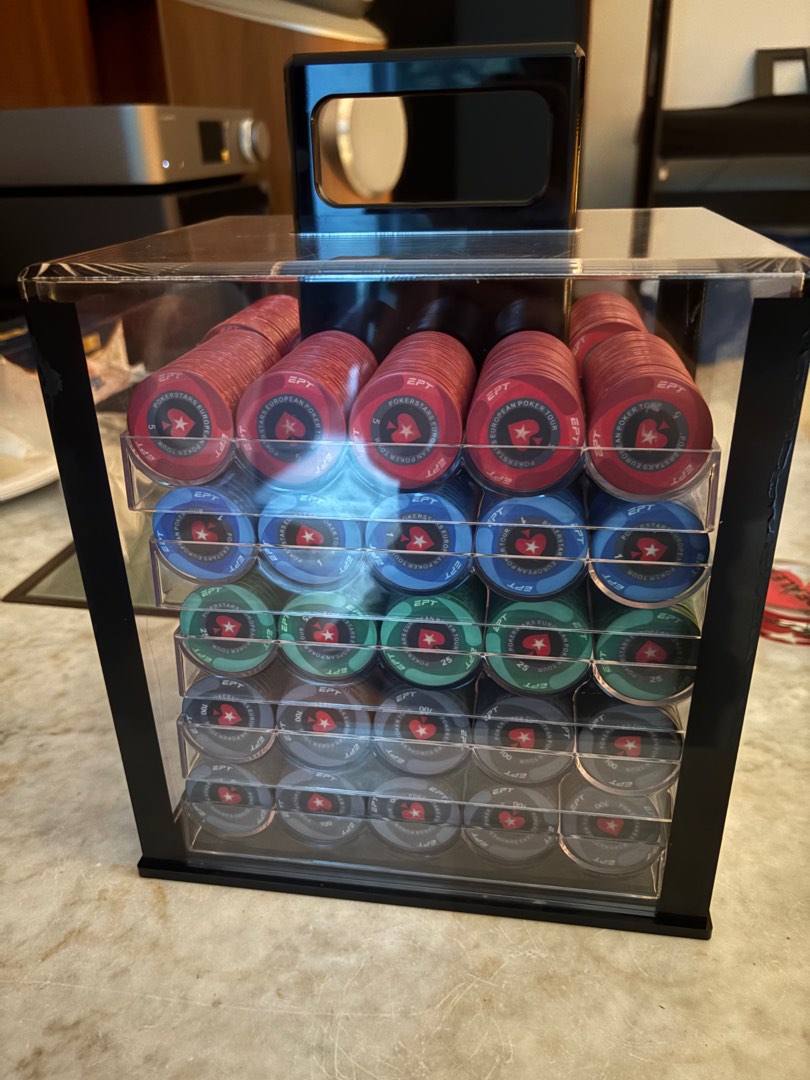 Ceramic EPT Poker Chip Set, 1000 pcs, Hobbies & Toys, Toys & Games on Carousell