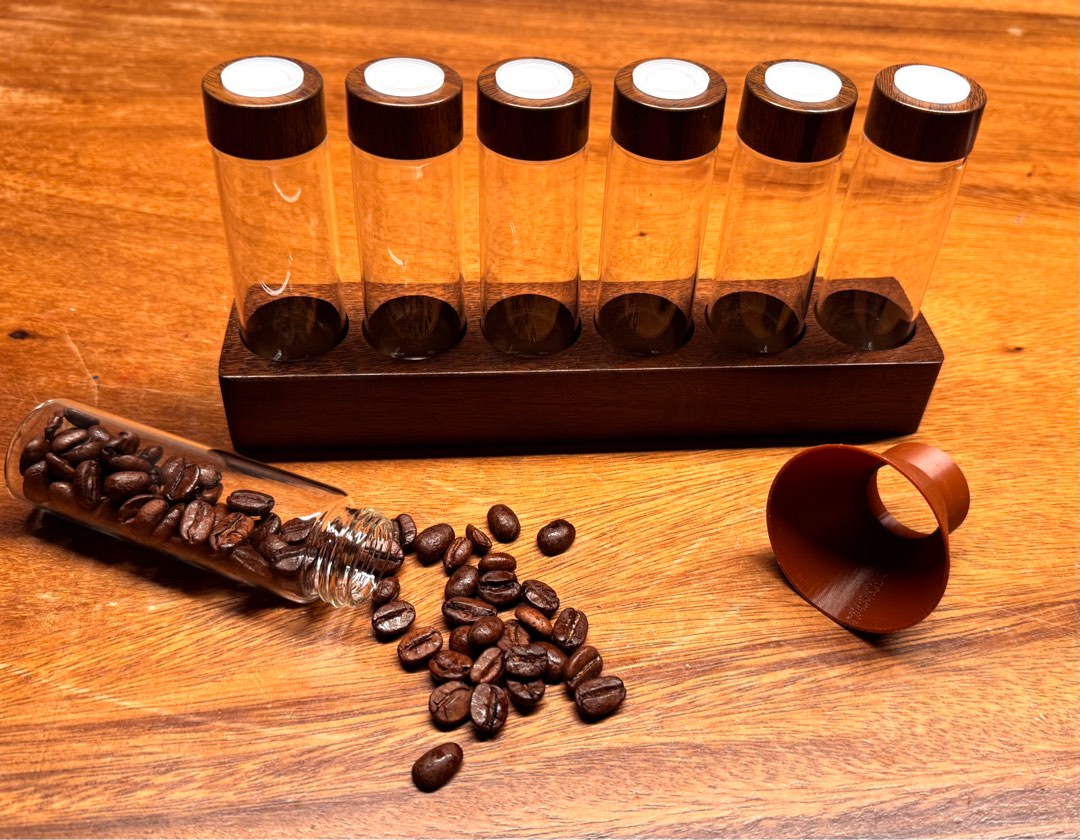 Coffee Bean Storage Set with Wooden Base, TV & Home Appliances, Kitchen ...