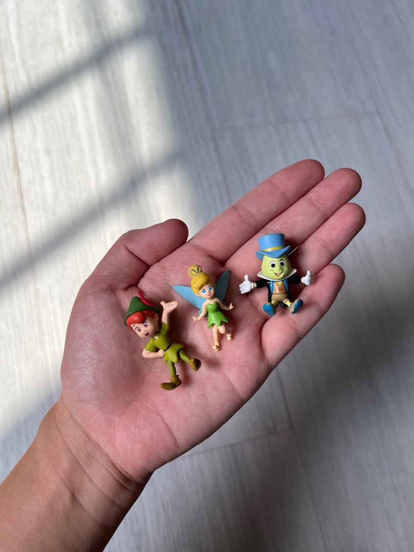 COW PLAY COW MOO Disney Tinker Bell, Peter Pan and Jiminy Cricket Mini ...