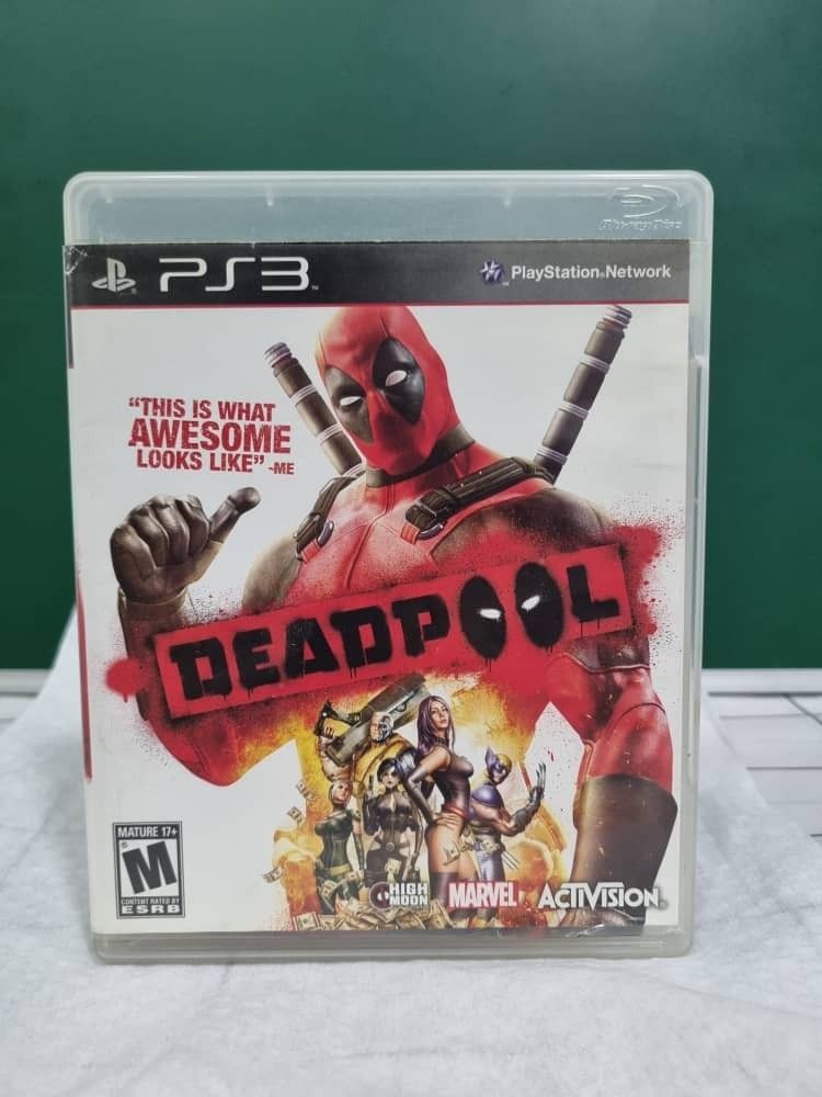 Deadpool PlayStation PS 3 PS3 Imperfect Cover Art, Video Gaming, Video ...