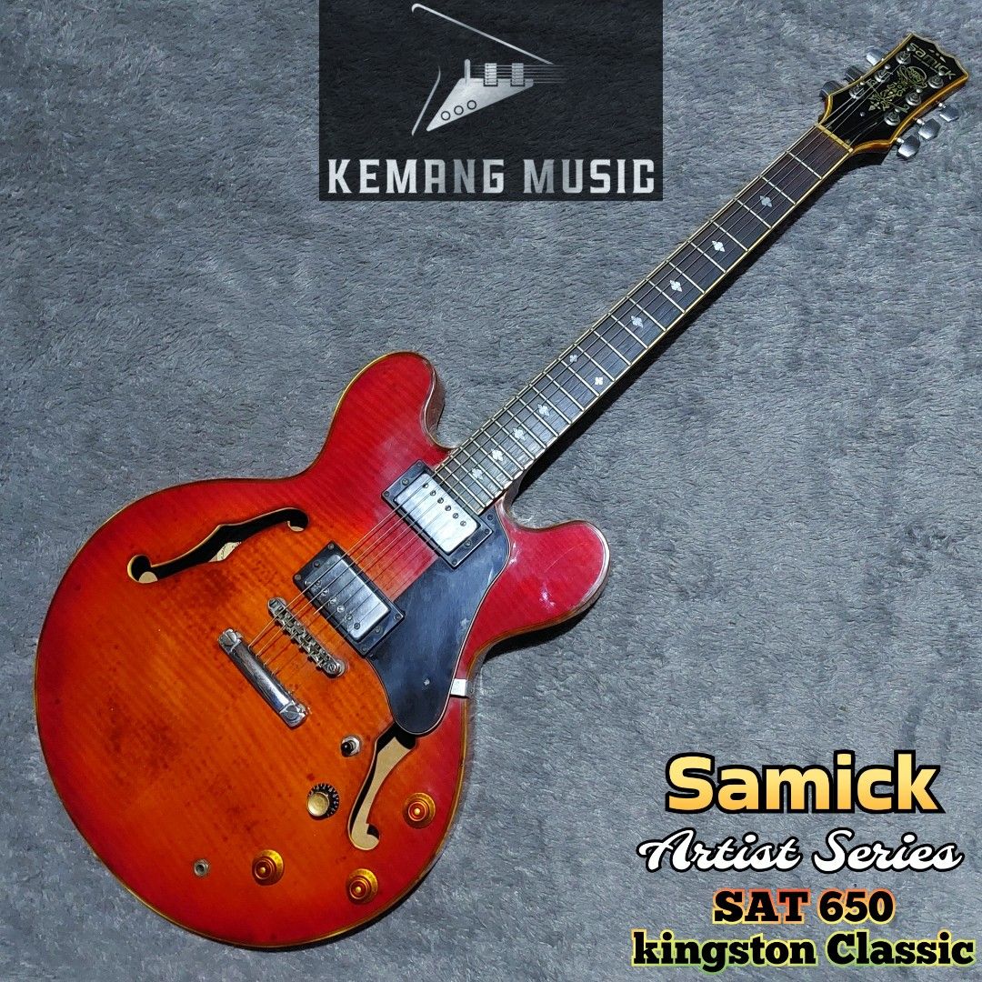 Gitar Elektrik samick hollow body vintage model gibson es335, Musik ...