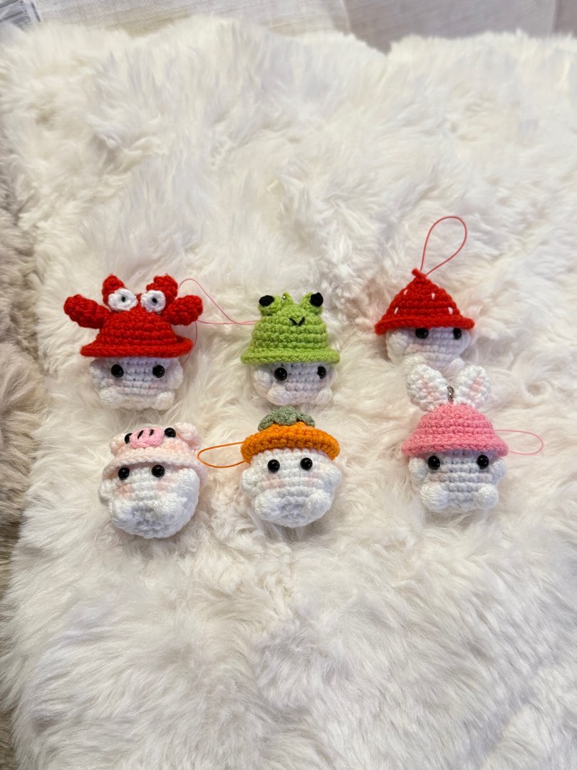 Handmade Crochet Keychains | swiss roll | Pikachu | Small Gifts | Made ...