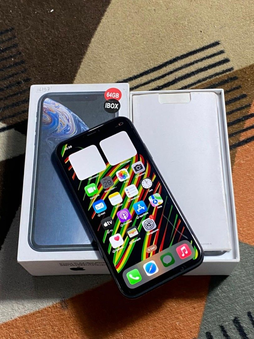 iPhone Xr 64 iBox Black, Telepon Seluler & Tablet, iPhone, iPhone X ...