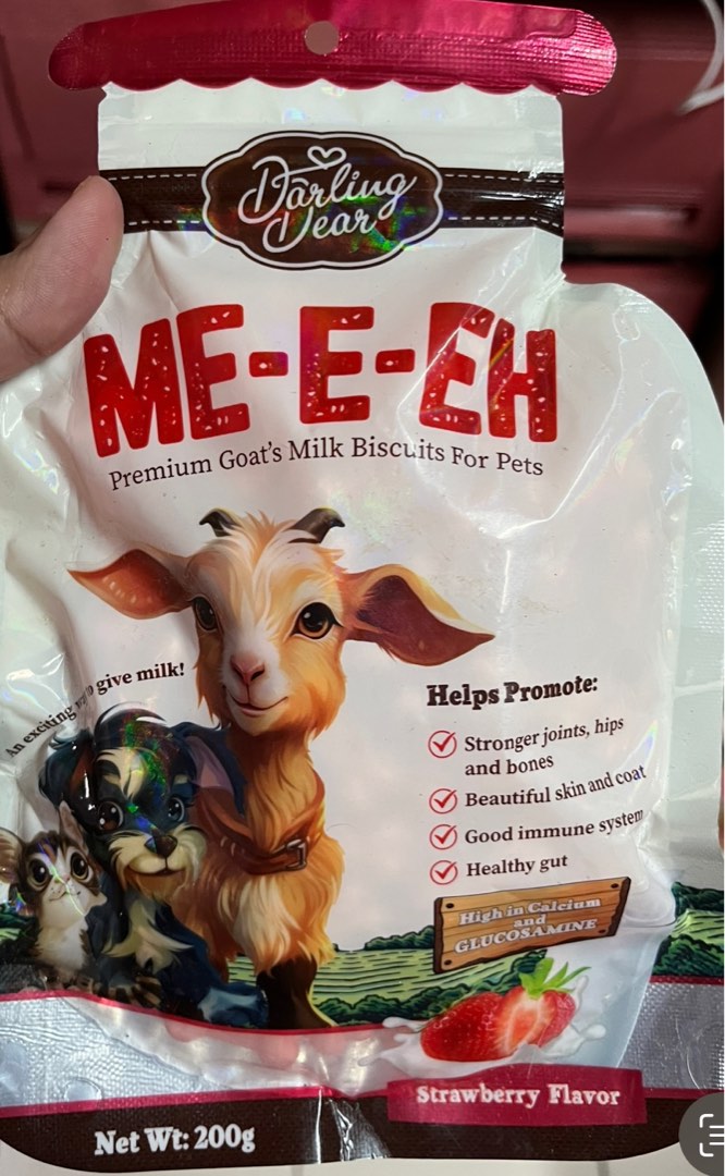 Me-e-eh Darling Dear goat milk biscuits, Pet Supplies, Pet Food on ...