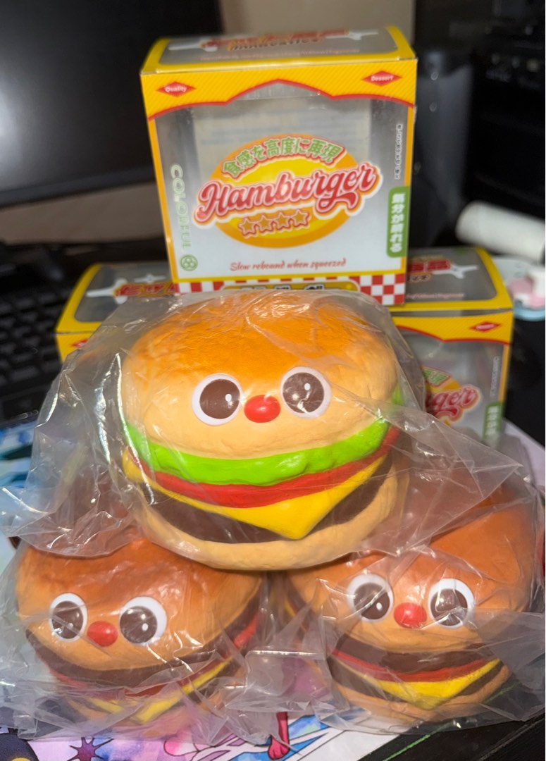 Mido burger squishy, Hobbies & Toys, Toys & Games on Carousell