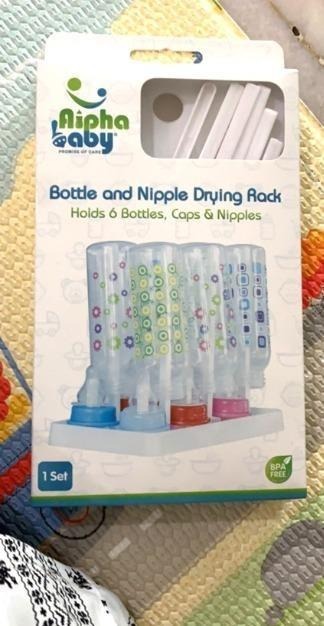 Milk Bottle and Nipple Drying Rack / Rak Botol Susu, Babies & Kids ...