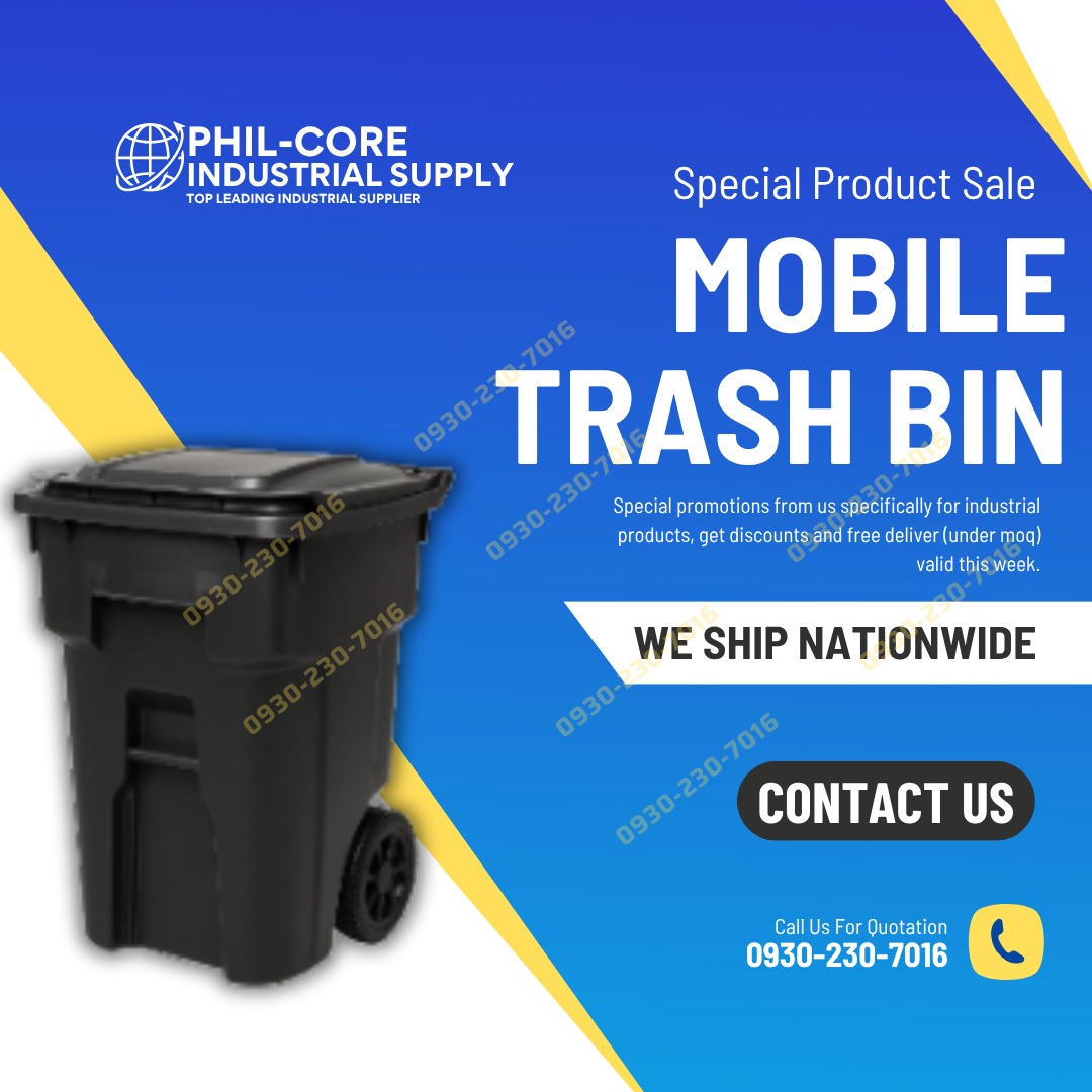 Mobile Trash Bin (black) / Rollout Container / Sleek Tilt Cube / Tilt ...