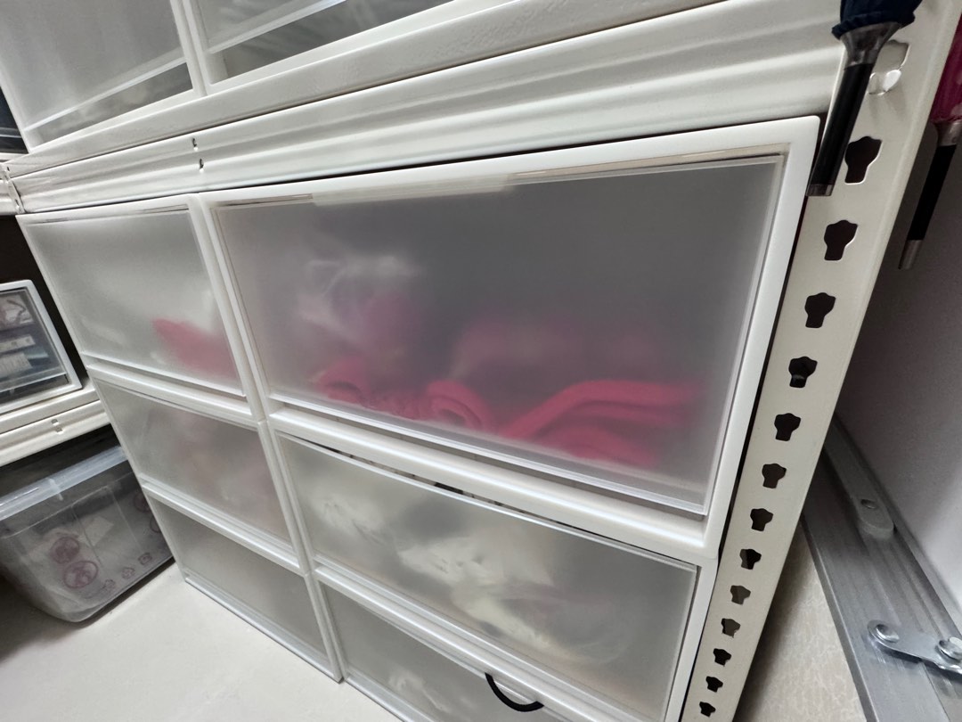 Muji Polypropylene storage box Wide Storeroom, Furniture & Home Living ...