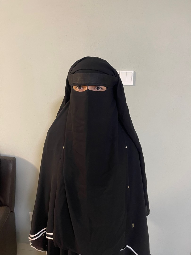 Niqab Jaring mata mesh, Women's Fashion, Muslimah Fashion, Hijabs on ...