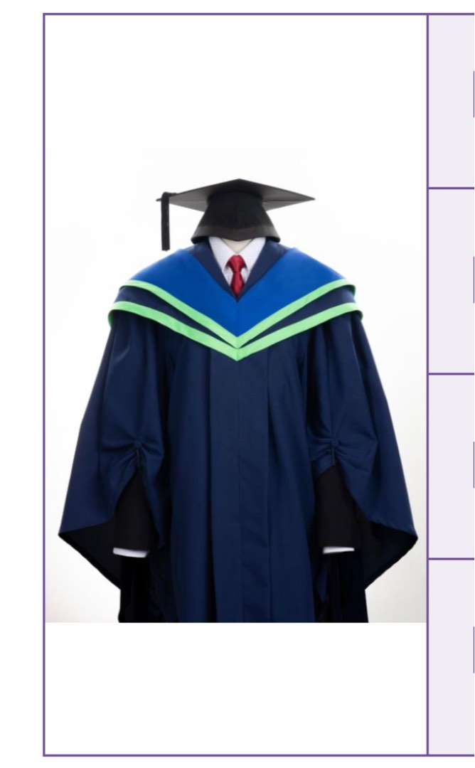 NTU Bachelor of Science Graduation Gown (No Mortarboard), Women's ...