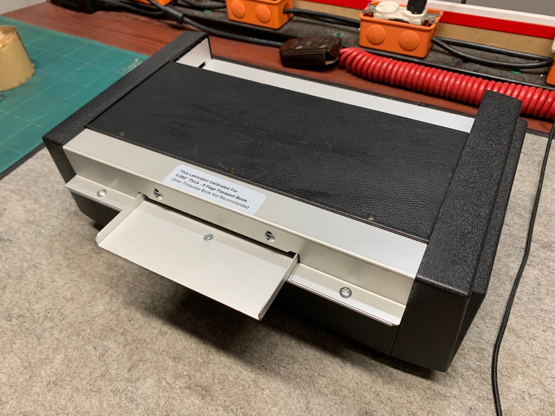 Passport Laminating Machine Laminator Model 6041-P 220volts, Everything ...
