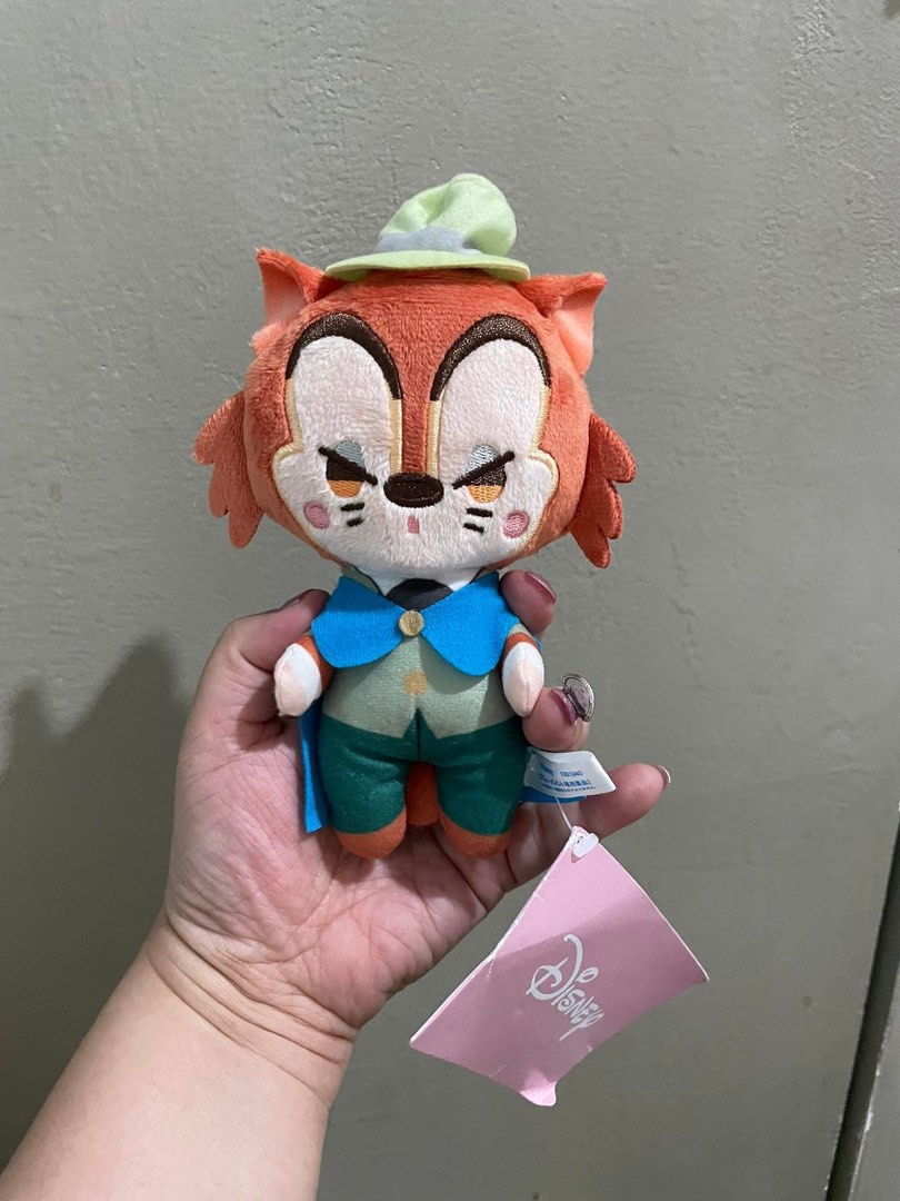 Pinocchio Honest John PowaPowa plush Disney 300, Hobbies & Toys, Toys & Games on Carousell