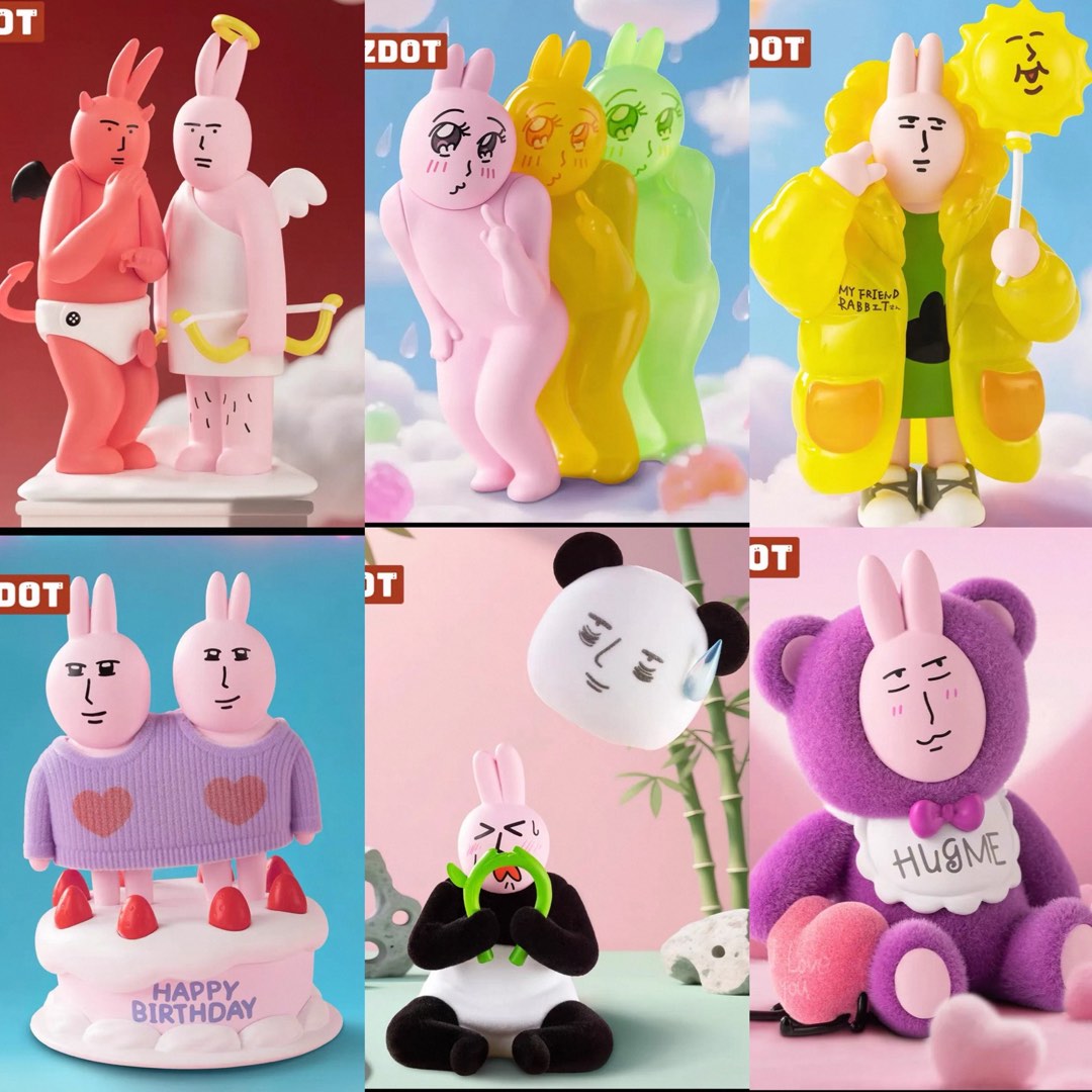 PLZDOT MY FRIEND RABBIT BEAUTIFUL MOOD / FULL SET / CONFIRMED DESIGN ...