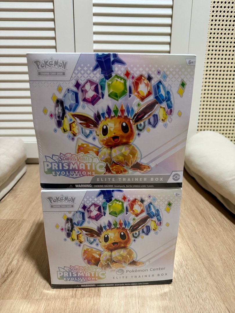 Prismatic Evolution Pokemon Center PC ETB Elite Trainer Box Card ...