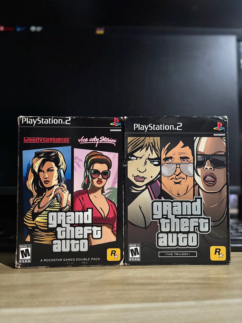 PS2 GTA Double + Trilogy Pack, Video Gaming, Video Games, PlayStation ...