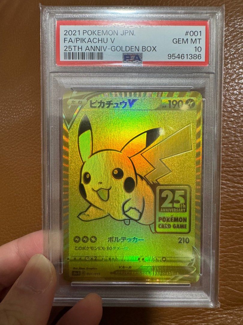 PSA 10 25th Anniversary Golden Box Pikachu, Hobbies & Toys, Toys & Games on Carousell