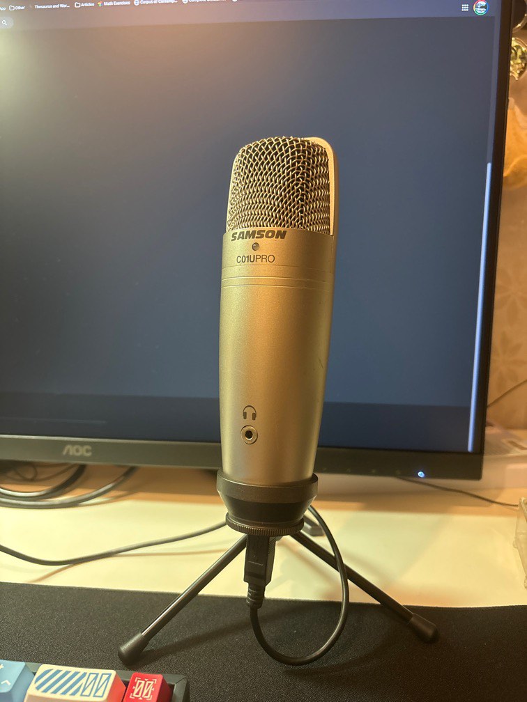 Samson C01U Pro USB Microphone, 音響器材, 咪高風/麥克風 - Carousell