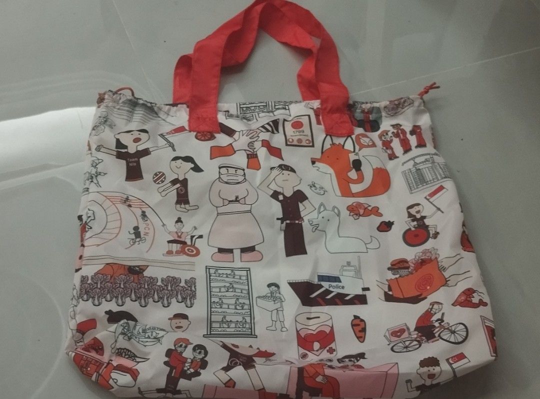 SG 60 NDP Tote Bag NDP 2025, Women's Fashion, Bags & Wallets, Purses ...