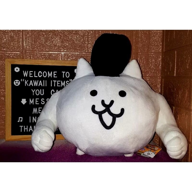 SK Japan The Battle Cats Mohawk Cat Jumbo Plush Toy, Hobbies & Toys ...