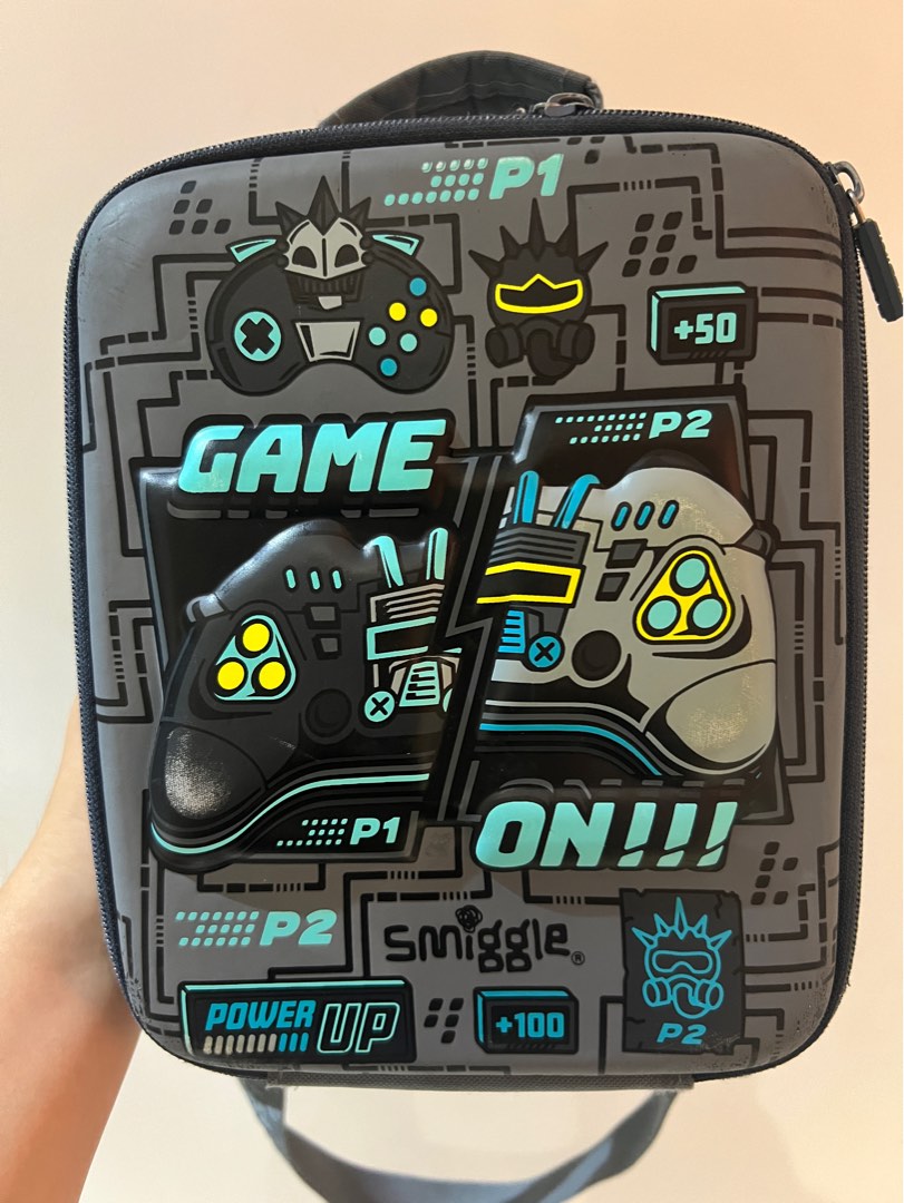Smiggle Game On Dual Zipper Double Zipper, Women's Fashion, Bags ...