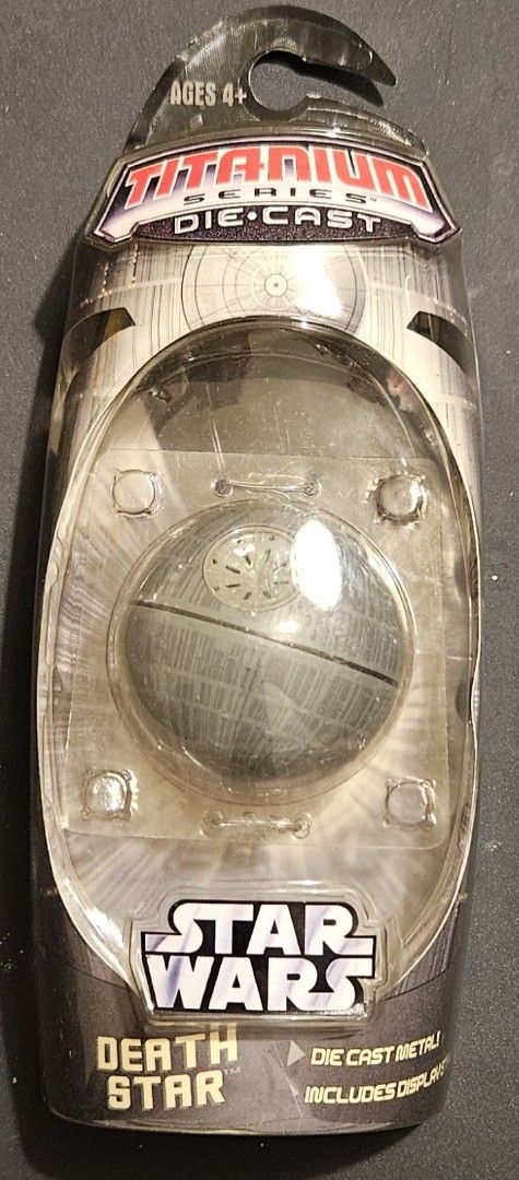 Star Wars Titanium Series Die Cast Death Star, Slave 1, TIE Fighter ...