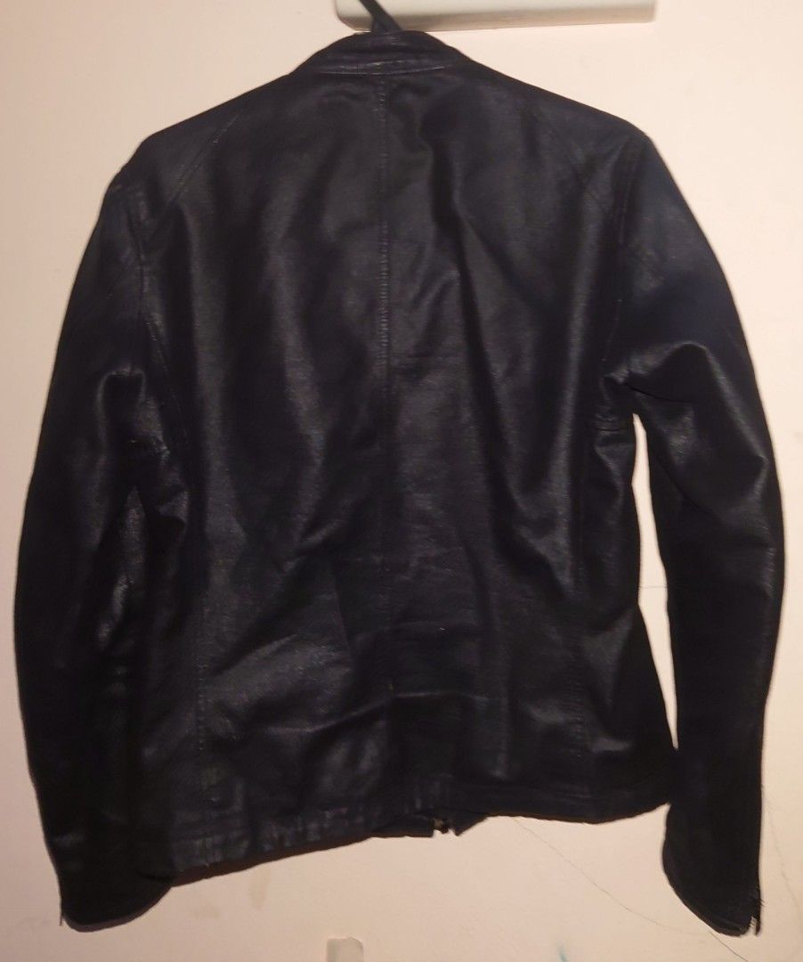 Uniqlo Neo Leather Jacket (M), Men's Fashion, Coats, Jackets and ...