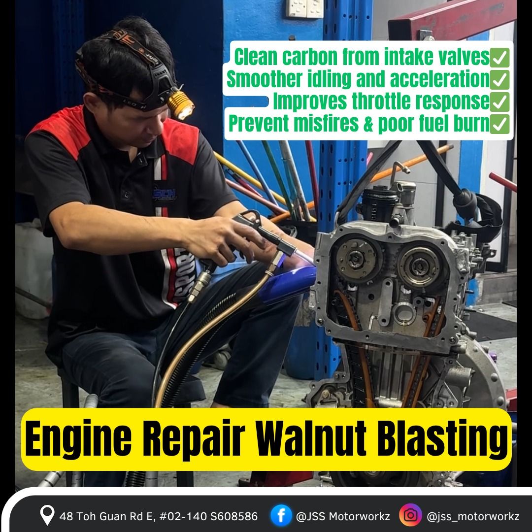Walnut Blasting – Carbon Removal for Intake Valves | Repairs • Servicing • Maintenance, Car ...