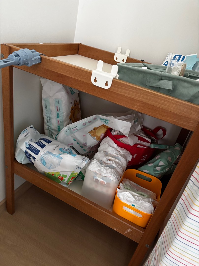 Wooden Baby Changing Table, Babies & Kids, Baby Nursery & Kids ...