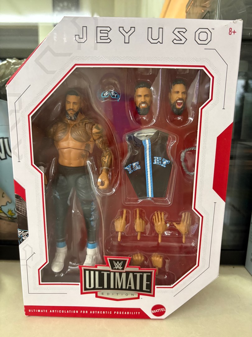WWE Mattel Elite Ultimate Edition Jey Uso The Usos Yeet!, Hobbies ...