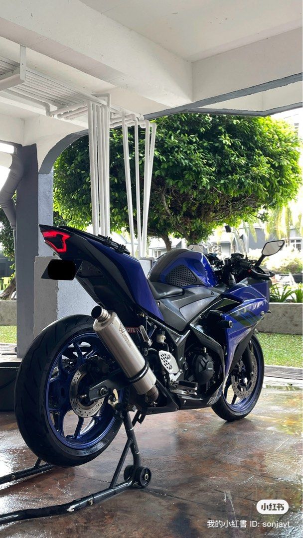 Yamaha R25 V1 2018, Motorbikes on Carousell