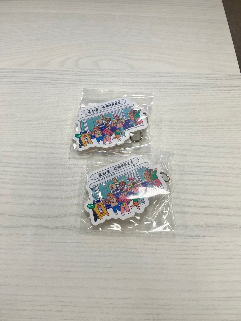Zus Coffee Keychain (2 for RM5), Hobbies & Toys, Stationery & Craft ...