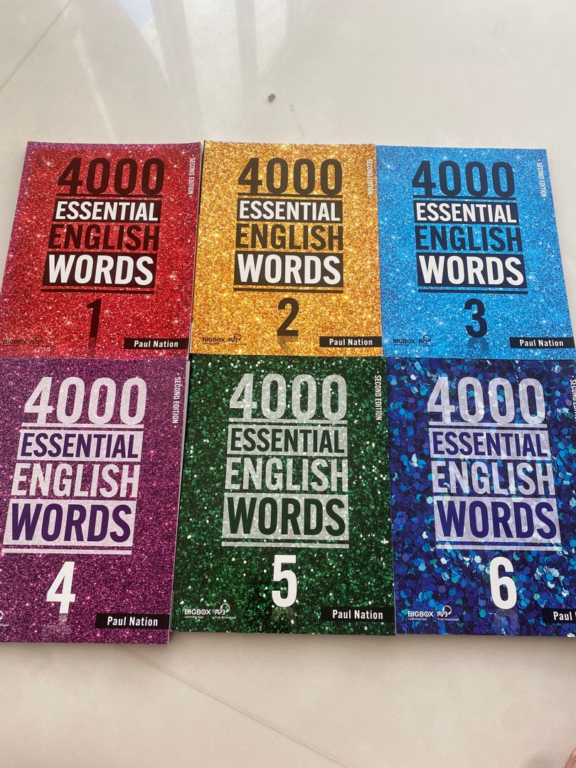 4000 Essential English Words - Books 1-6, Hobbies & Toys, Books ...