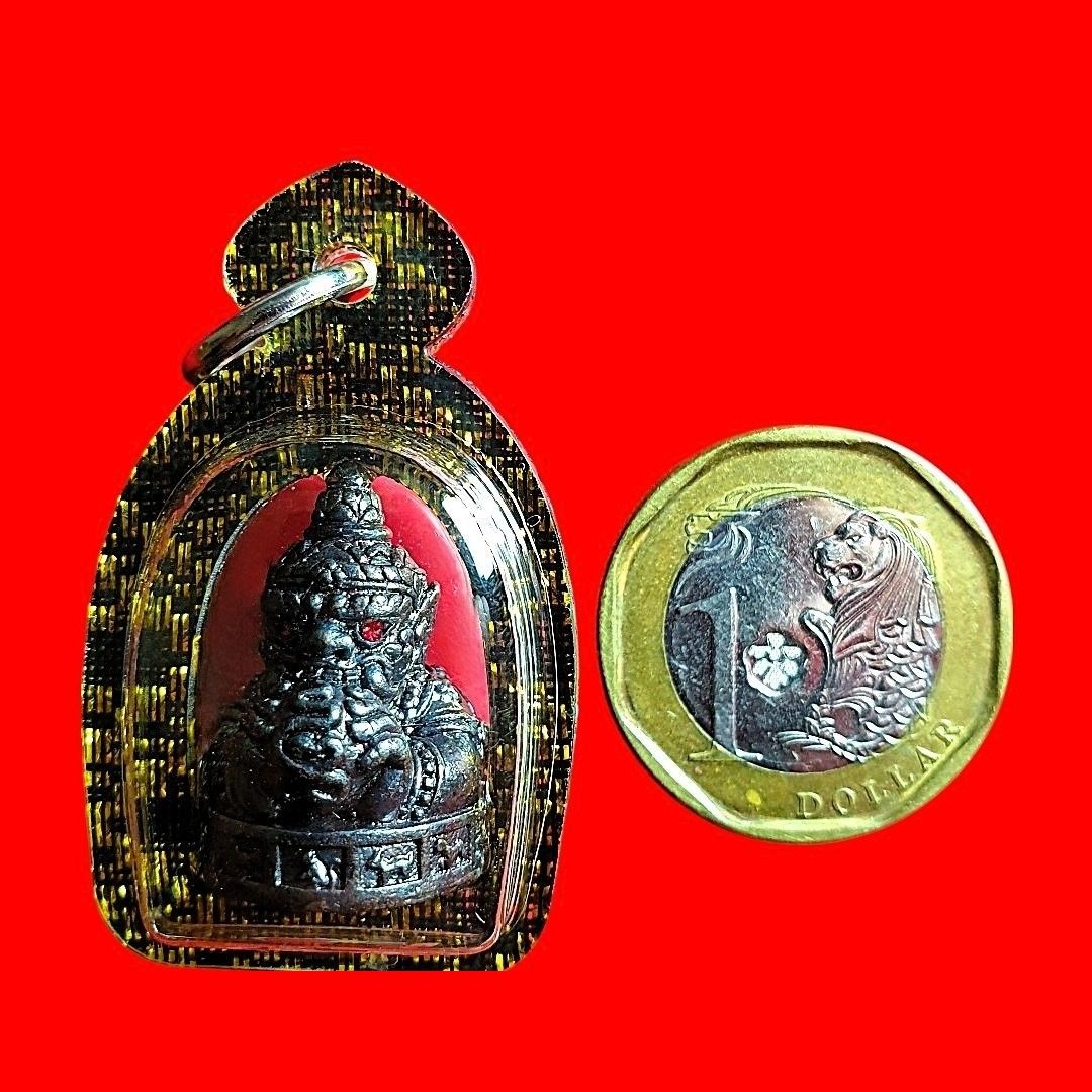 Phra Rahu/Powerful Red Eyes Phra Lahu, LP Eaum, Wat Samnak Song Taling ...