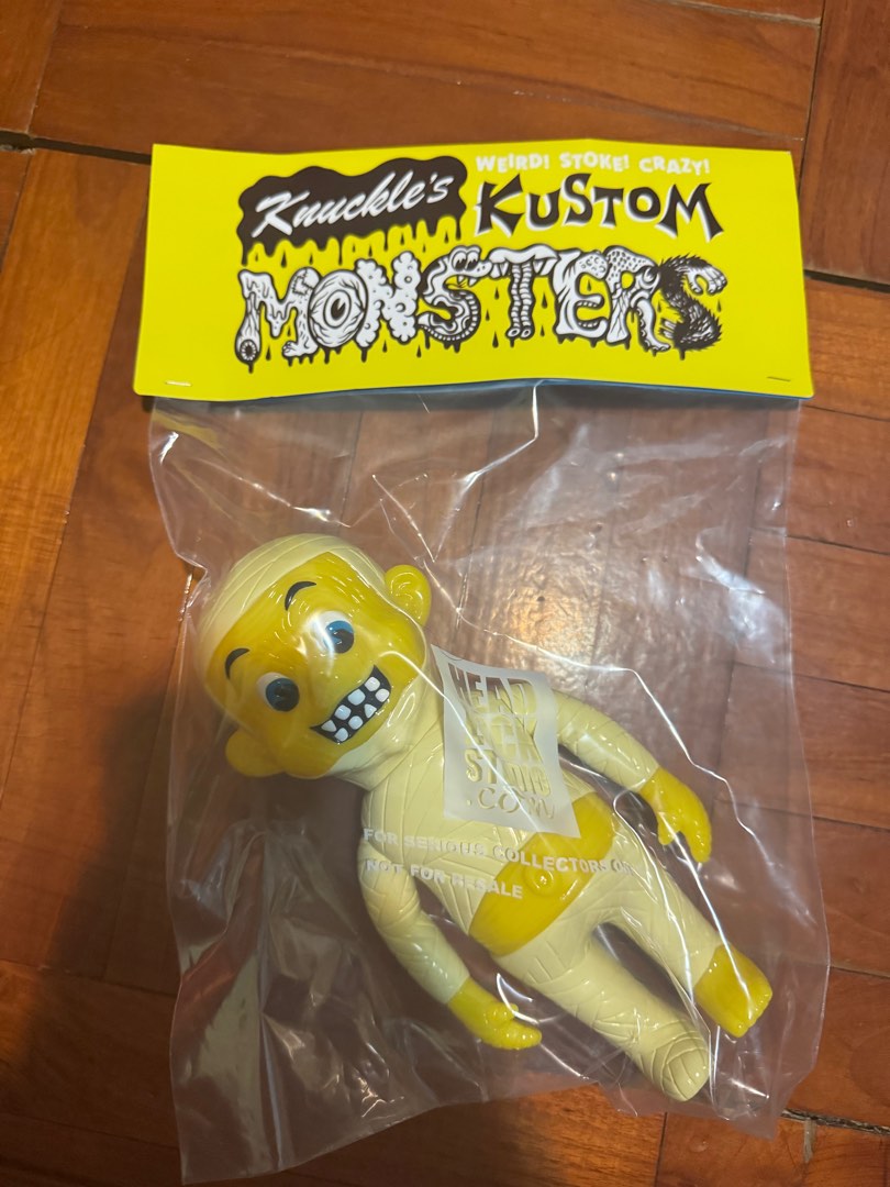 現貨 HEADLOCK STUDIO Kid Mummy Yellow 台灣 theicon how2work, 興趣及遊戲, 收藏品及紀念品 ...
