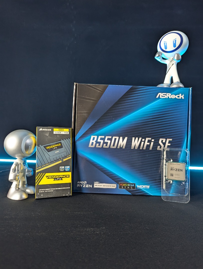 # PCU LEGACY AMD Combo # AMD Ryzen 7 5700X / ASRock B550M WIFI SE ...