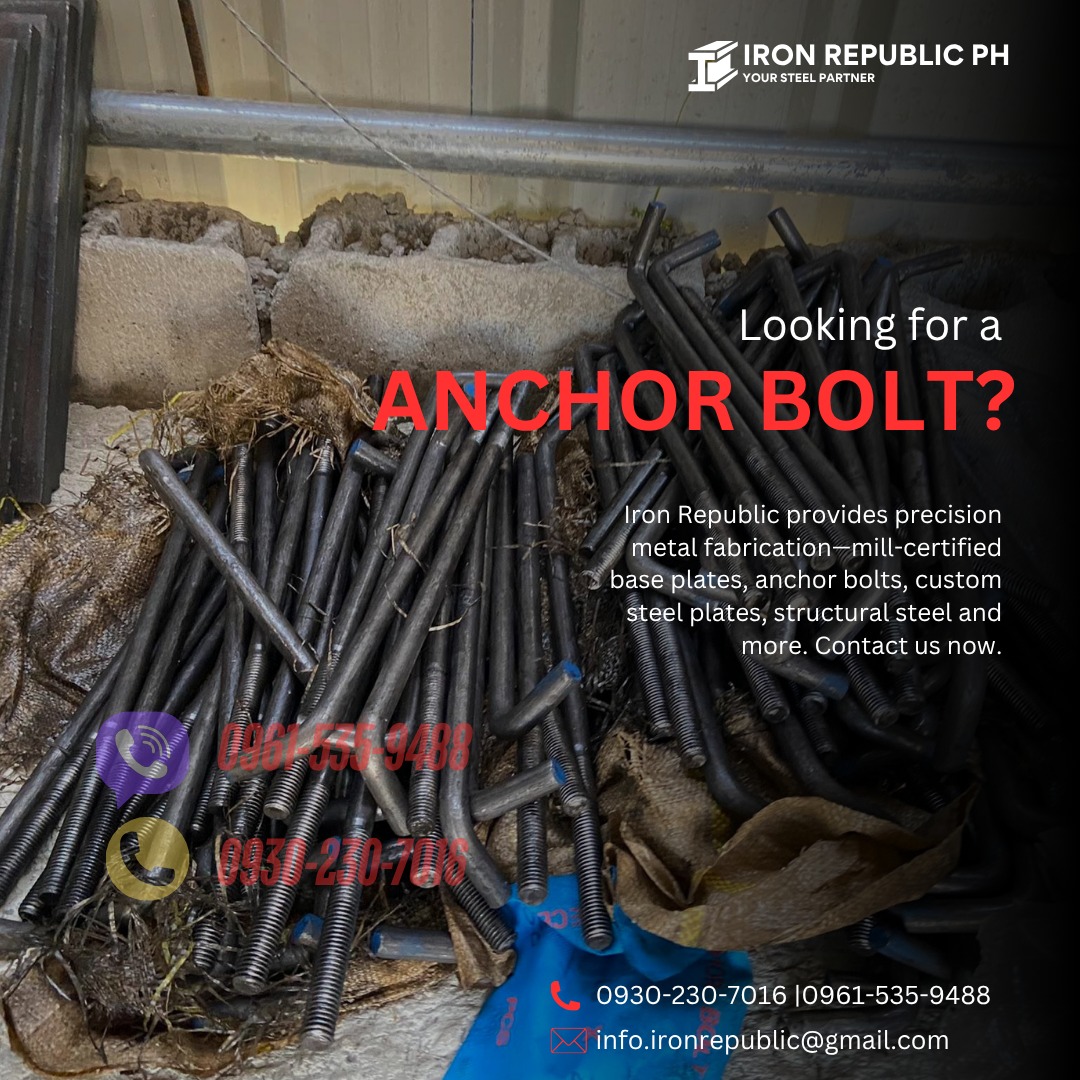 Anchor Bolts, MS Plate, Hot Dip M20 x 300 OAL Anchor Bolt | Galvanized ...