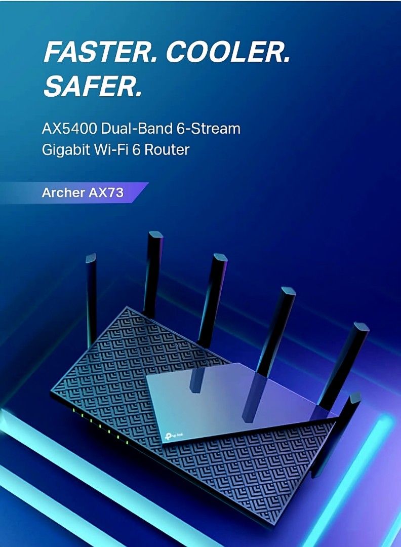 AX5400 Dual-Band Gigabit Wi-Fi 6 Router, Computers & Tech, Office ...