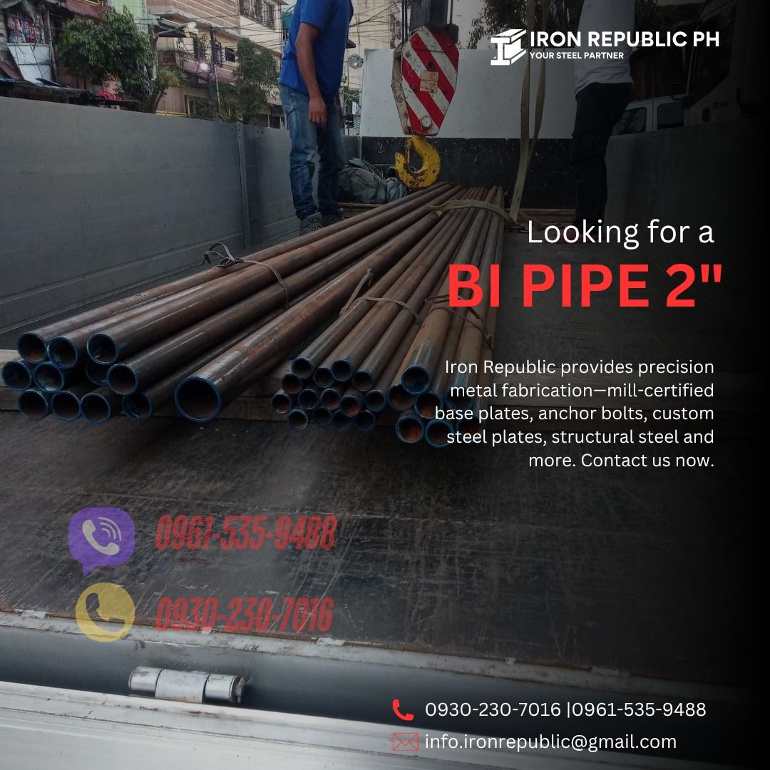 BI Pipe ,MS Plate, Hot Dip M20 x 300 OAL Anchor Bolt | Galvanized Iron ...