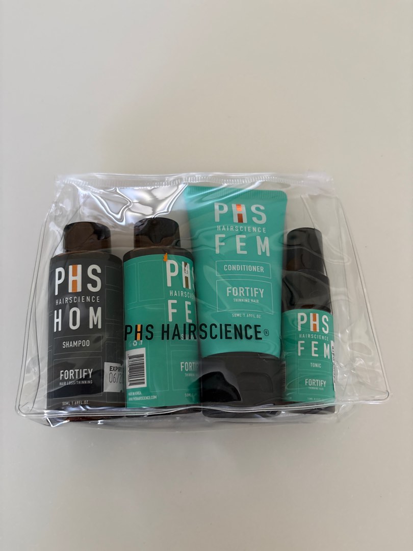 [Brand New] PHS HAIRSCIENCE Haircare Travel Set, Beauty & Personal Care ...