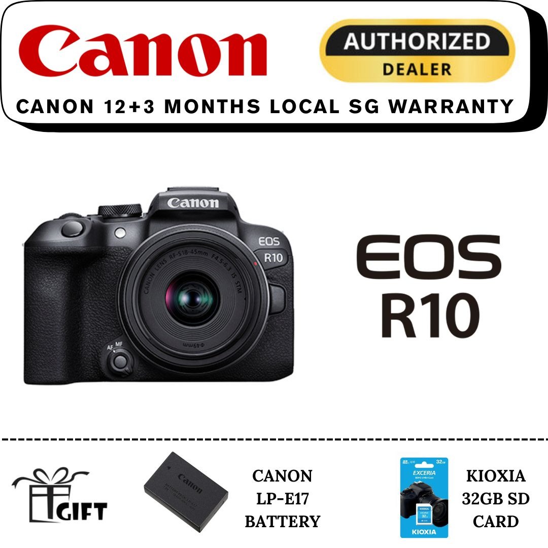 CANON EOS R10 BODY / CANON EOS R10 18-45 KIT / CANON EOS R10 18-150 KIT ...