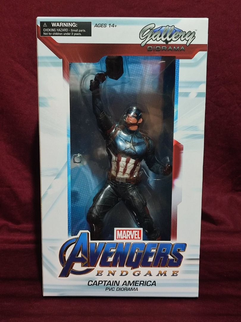 CAPTAIN AMERICA, sealed - Diamond Select Toys Marvel Movie Gallery 9 ...