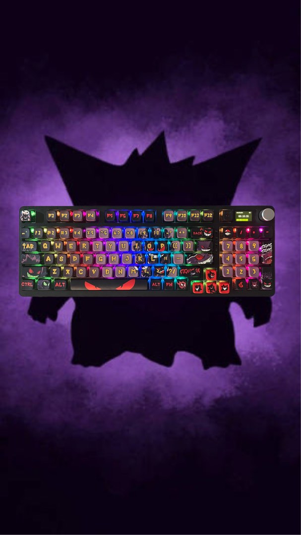 [Clacky] Pokemon Gengar Wireless Gaming Mechanical Keyboard | 90% ...
