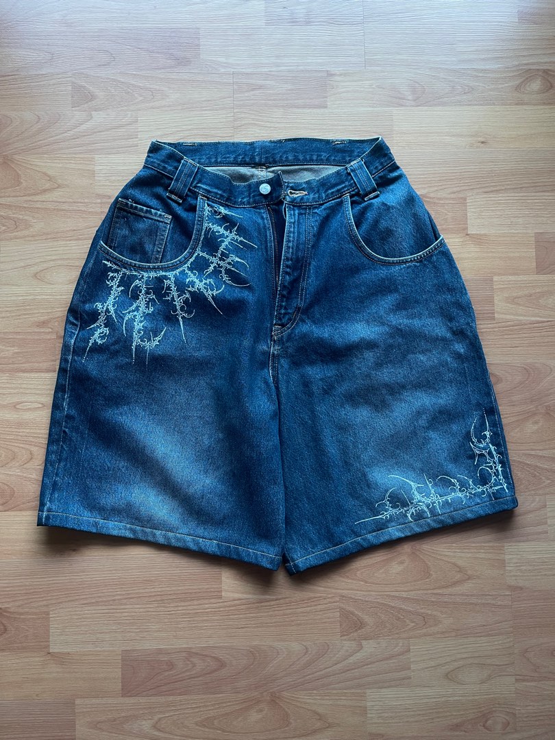 Custom Baggy Jorts, Women's Fashion, Bottoms, Jeans & Leggings on Carousell