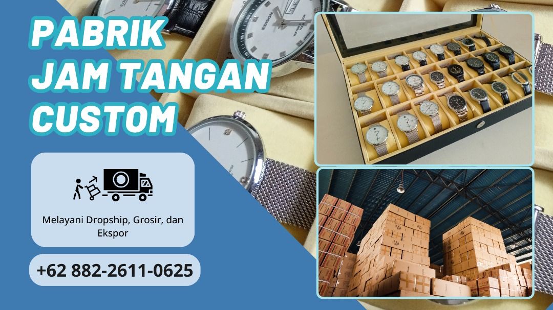 Custom Jam Tangan Grosir, +62 882-2611-0625, Perabotan Rumah di Carousell