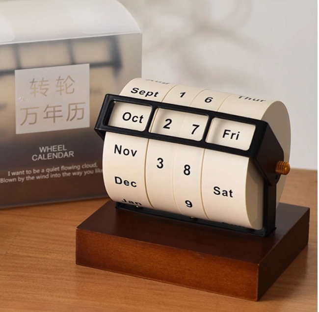 Desktop Calendar / Date Display, Wheel Calendar, Perpetual Calendar ...