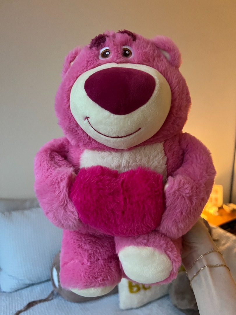 Disney Pixar Lotso Bear Plush Toy, Hobbies & Toys, Toys & Games on ...